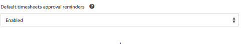 Default Timesheet Approval Reminders - HRWize